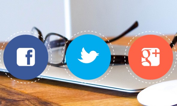 15 Free HTML CSS3 Social Media Buttons – Hom Digitalis